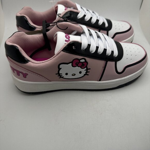 Sanrio | Shoes | Hello Kitty Sneakers Sizes 8 Woman New Pink Casual ...
